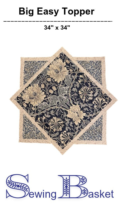 The Big Easy Table Topper pattern- Downloadable – The Sewing Basket
